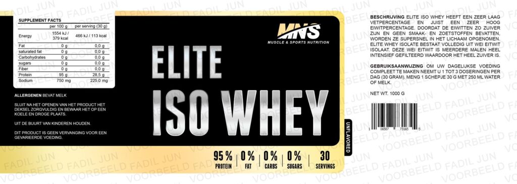 Elite Iso Whey (1kg) - BodyCreate